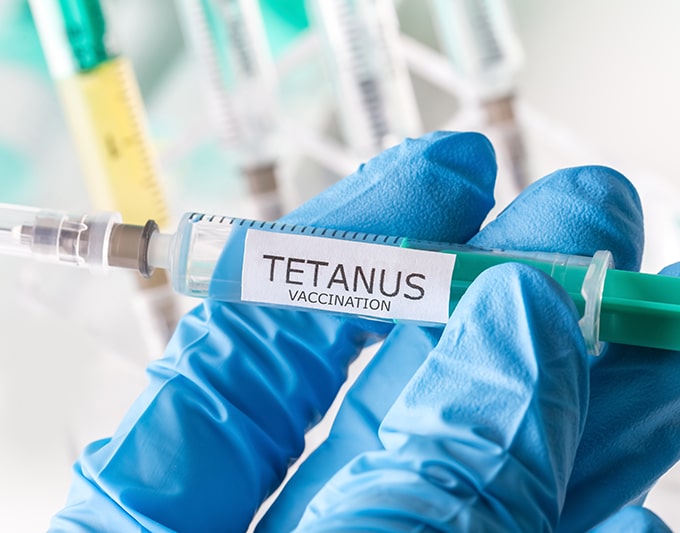Tetanus Vaccine Needle